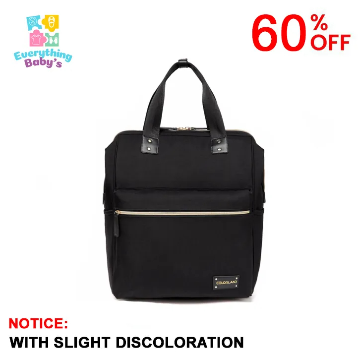 Colorland Diaper Backpack BP124-A/Black (Overruns/Display Item ...