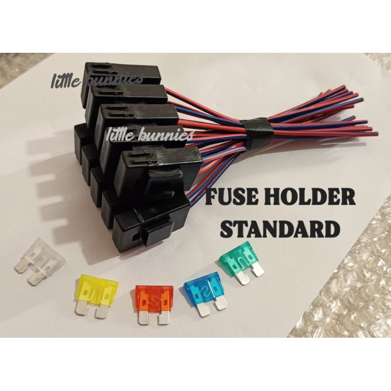 FUSE HOLDER SOCKET UNIVERSAL (FREE FUSE)JAPAN WIRED INSTALLED | Shopee ...