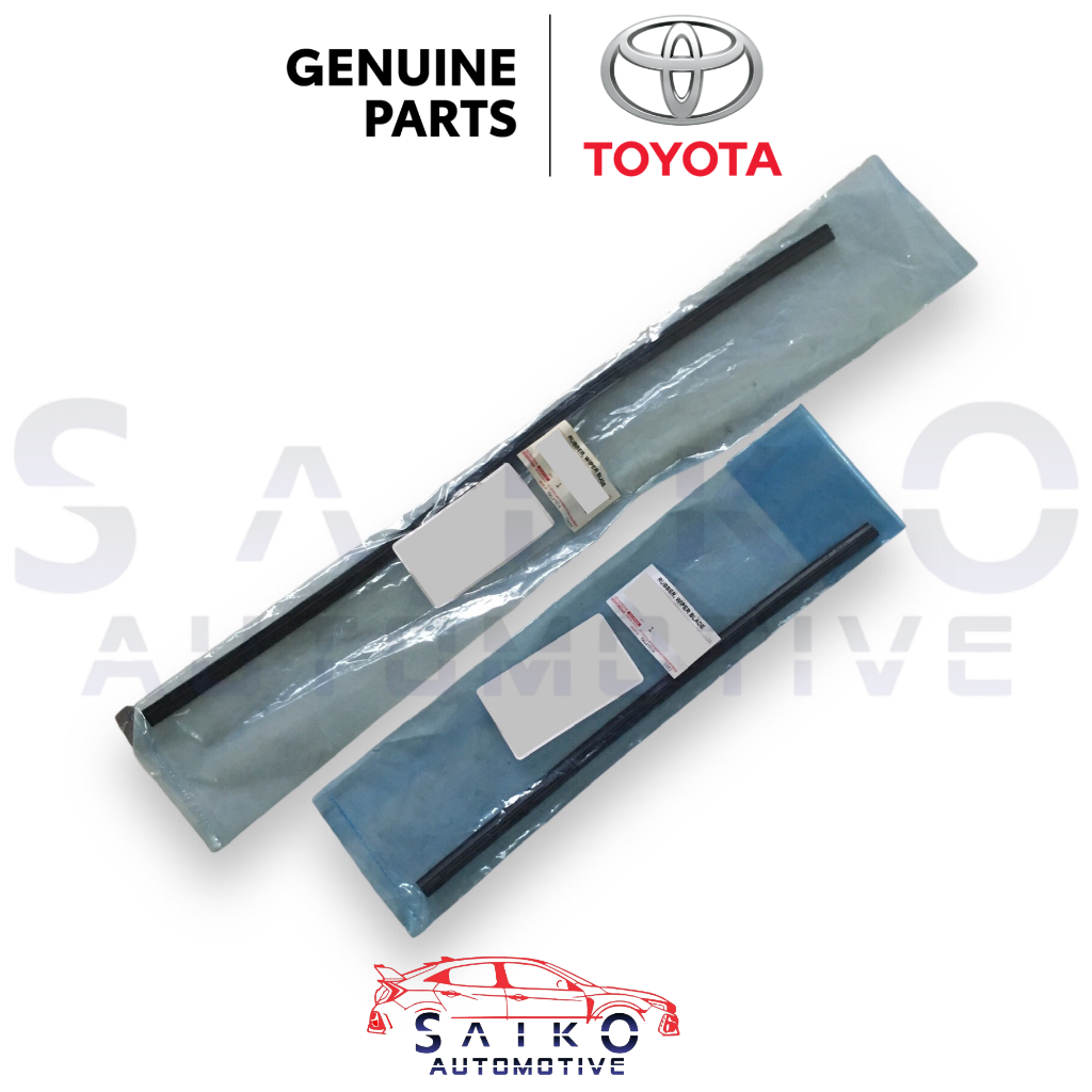 Toyota Wigo 2014-Up Gen 1 2 3 Front Wiper Rubber Set | Shopee Philippines