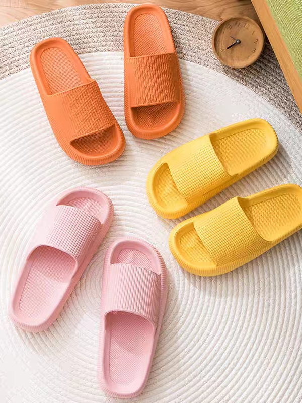 HOT Cute Japanese Muffin Thick Bottom lncreased Cool Slippers size36-45 ...
