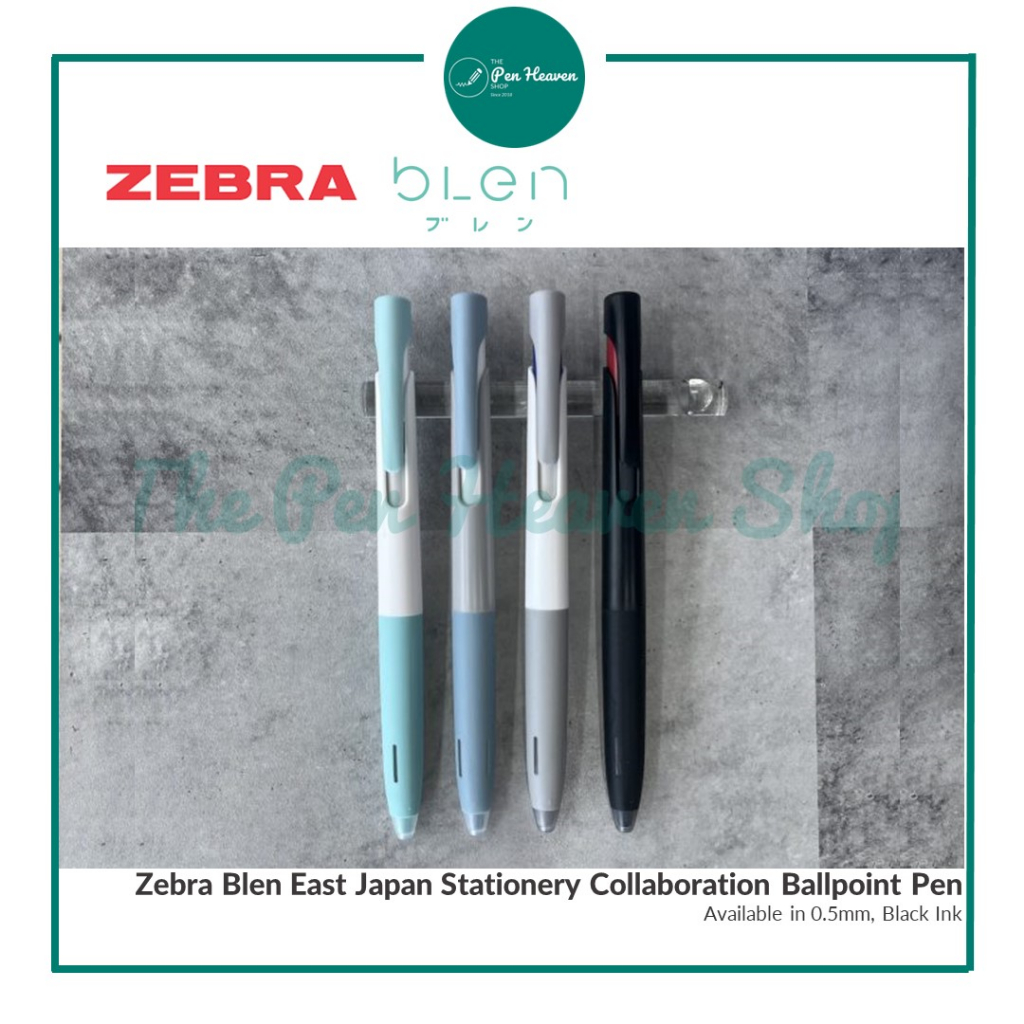 Zebra Blen East Japan Stationery Collaboration Ballpoint Pen | Shopee ...