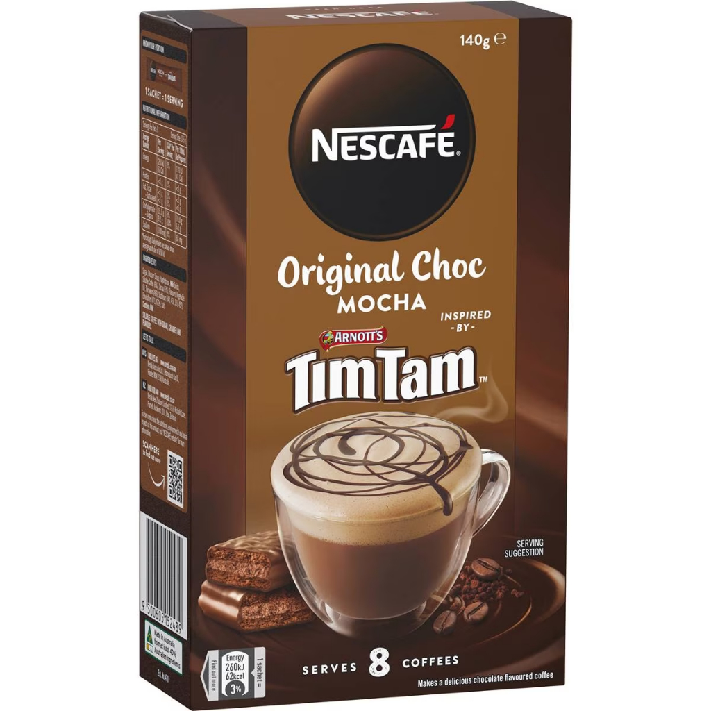 Nescafe Arnotts Tim Tam Original Choco Mocha (8 sachet) 140g (expiry ...