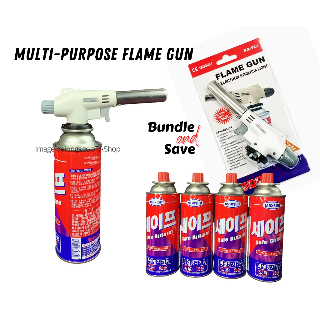 Torch with Maxsun Butane Gas 220g | Shopee Philippines