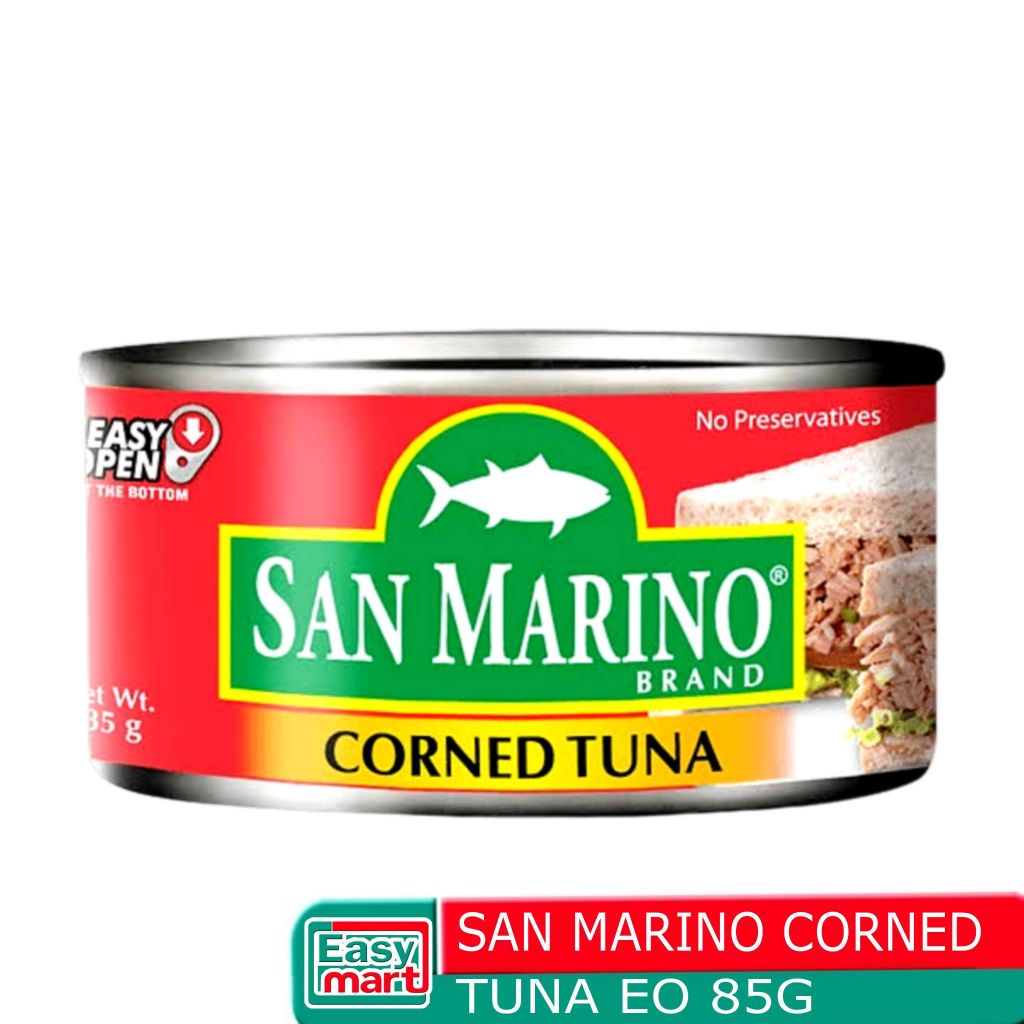 Easy.Mart San Marino Corned Tuna EO 85g | Shopee Philippines