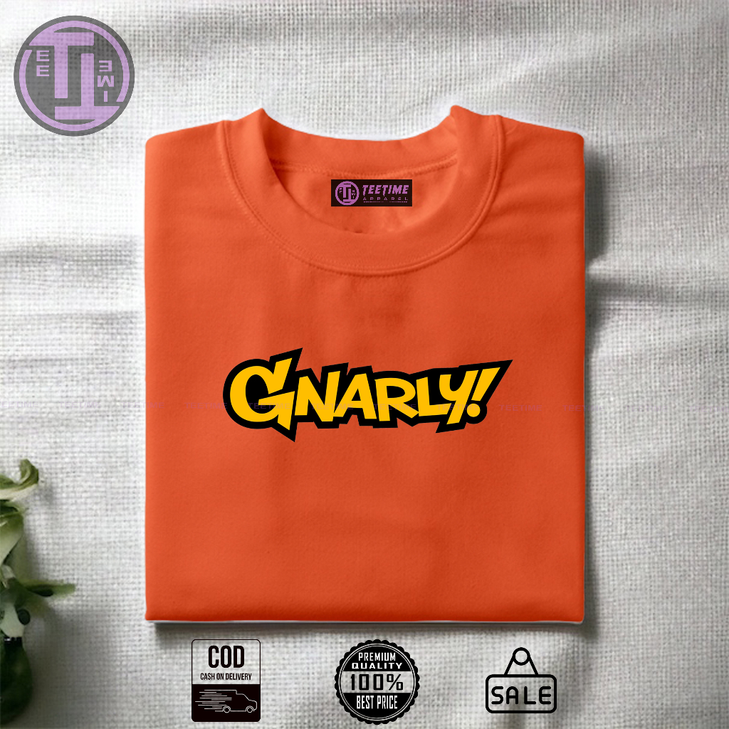 TEETIME - Gnarly Inspired Graphic Tee Shirt Unisex Trending Shirt ...