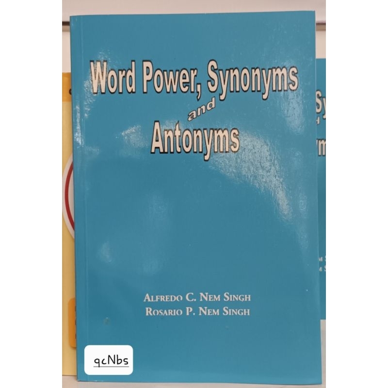 WORD POWER, SYNONYMS AND ANTONYMS (BRAND NEW) | Shopee Philippines