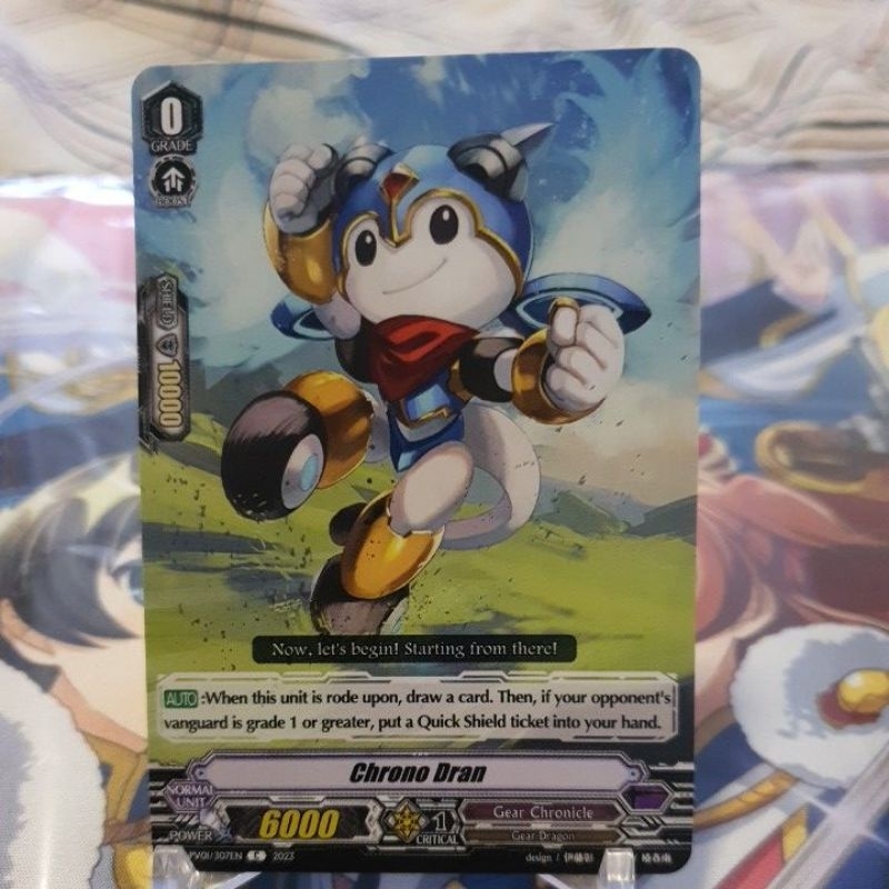 CHRONO DRAN C D-PV01 CARDFIGHT VANGUARD ENGLISH | Shopee Philippines