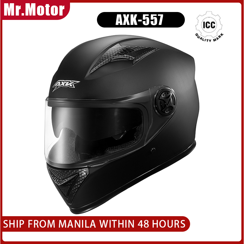 AXK557 Motorcycle Full Face Helmet Men and women | Shopee Philippines