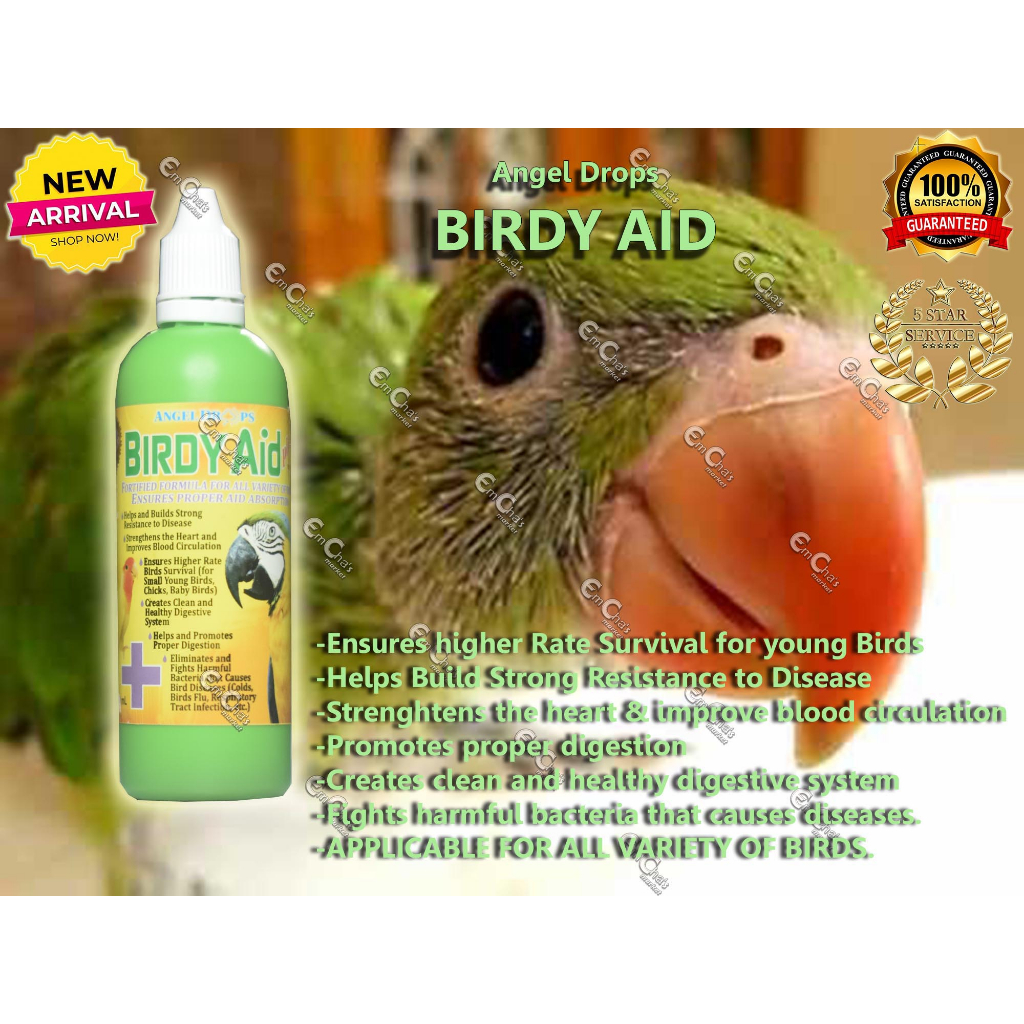 Angel Drops Birdy Aid Plus 120ml (Green Bottle) High Survival Rate For ...