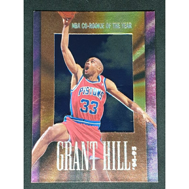 Nba Hoops 1994-95 Grant Hill Co-Rookie of the Year Acetate! | Shopee ...