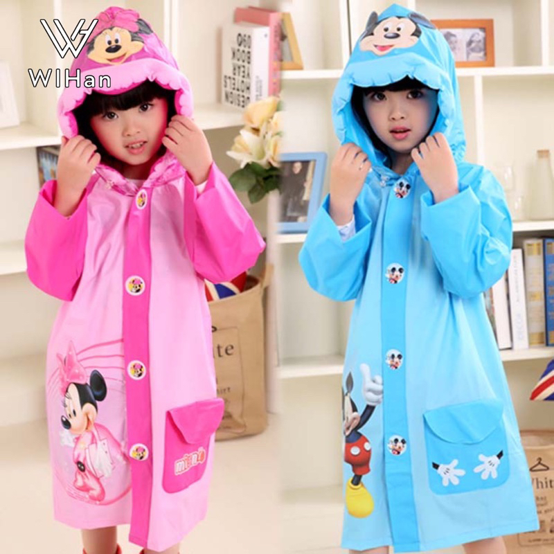 WIHan High Quality Cartoon Waterproof Raincoat For Kids Inflatable Hood ...