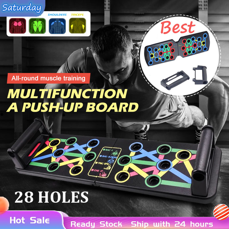 Push Up Board Fitness Home Gym Push Up 20 Holes Push Up Stand Thicken