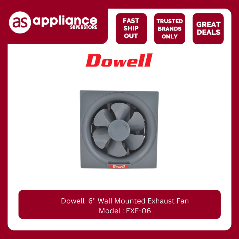 Dowell 6" Wall Mounted Exhaust Fan Model : EXF-06 | Shopee Philippines