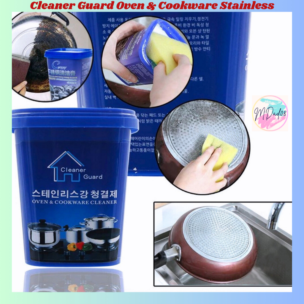 MDad08 500g Cleaner Guard Oven & Cookware Stainless Steel/Glass/Tiles ...