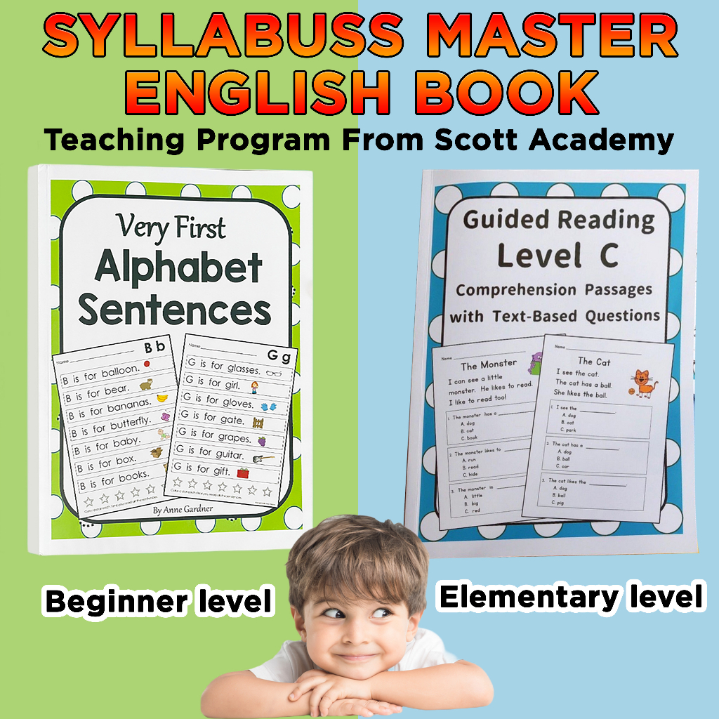 Syllabus Master English Book For Kids Scott Alphabet Learning English ...