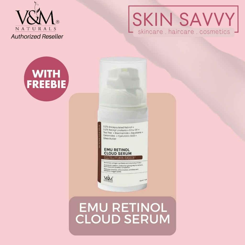 Emu Cloud Retinol Serum | V&M Naturals | Skin Savvy | Retinol Acne ...