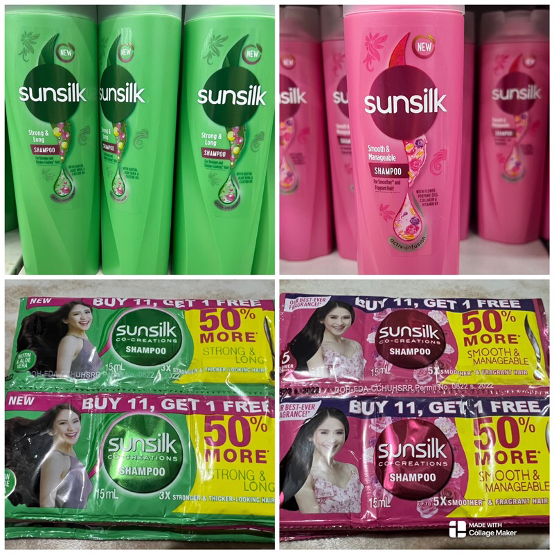 Sunsilk Shampoo 15ml 180ml 350ml | Shopee Philippines