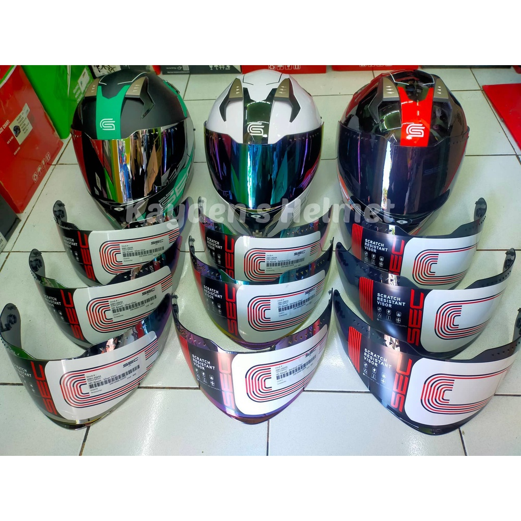 SEC Revolt v2 v3 Helmet Lens / visor for windstorm, whirlwind Blitzer ...