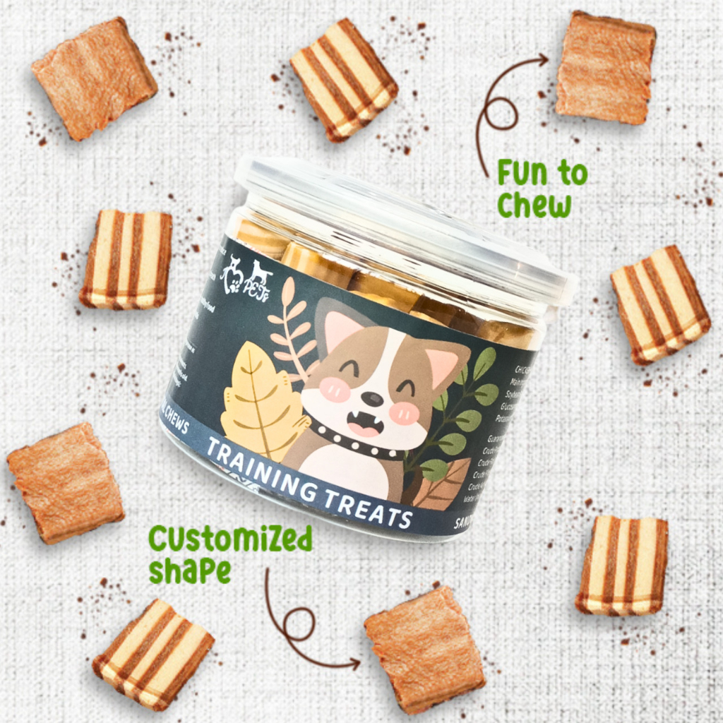 Training Dog Treats - Sandwich Cubes ( Beef+ Milk , Chicken + Milk ...