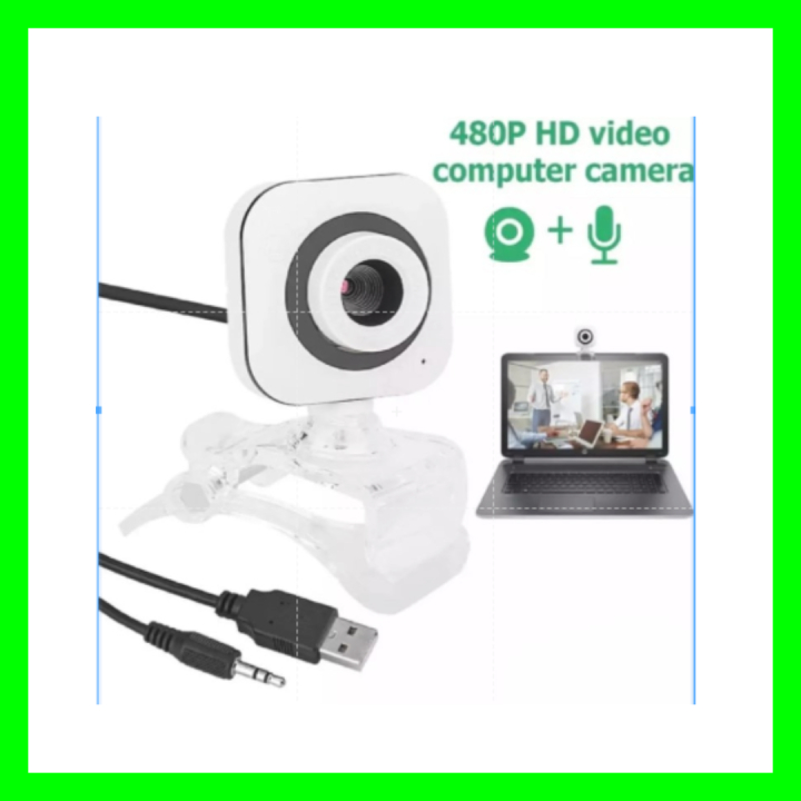 HD 480P Webcam Mini Computer PC Web Camera with Microphone USB ...
