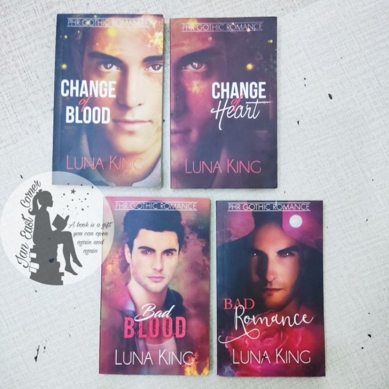 Change of Blood/Heart Bad Blood/Romance book 1-2 by Luna King (Brandnew ...