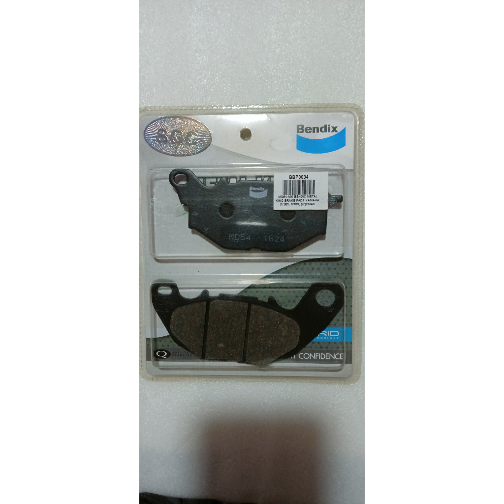 Bendix Metal King MD 54 Brake Pads for Yamaha R3, MT03, Xmax - Front ...