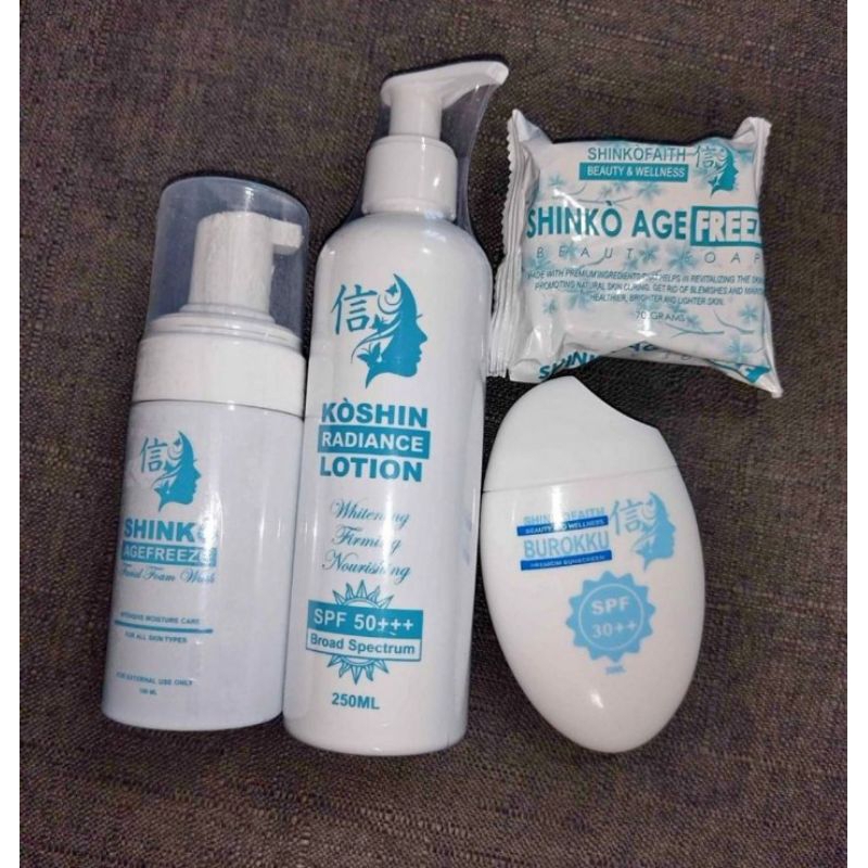 Shinkofaith with FREEBIE - Shinko Age Freeze Soap / Sunscreen | Shopee ...