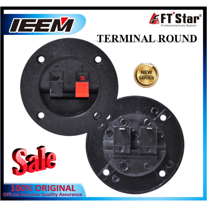 The 2PCS Speaker Terminal Round Plastic Push Type Ordinary ( terminal ...
