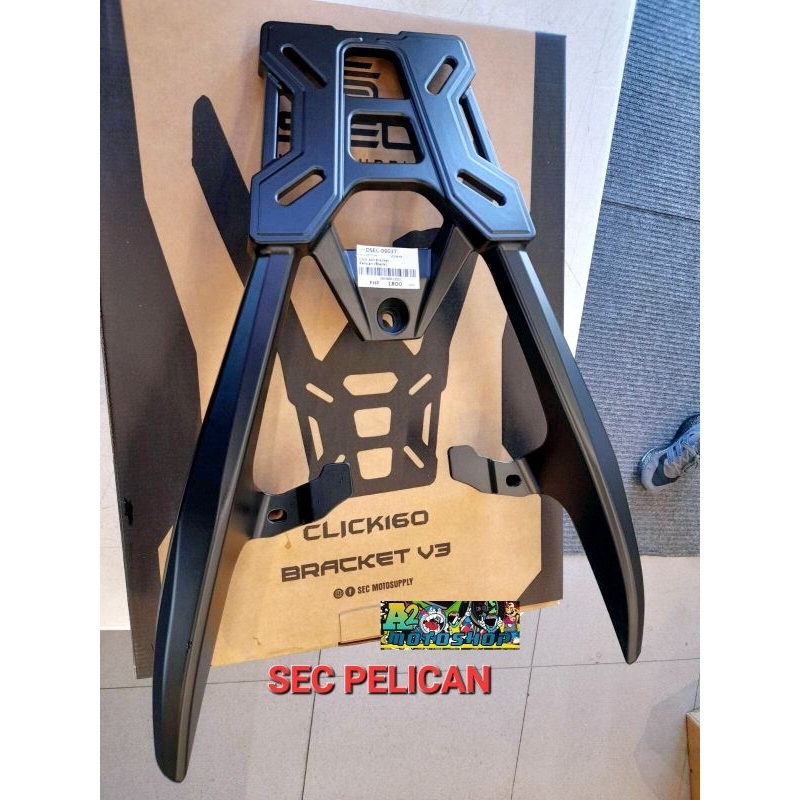Honda Click 160 Bracket Top Box Carrier SEC PELICAN Carbon | Shopee ...