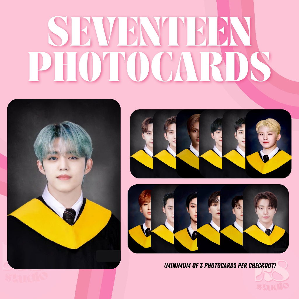 INK8 | SEVENTEEN Graduation Pictures Photocards FANMADE | Shopee ...