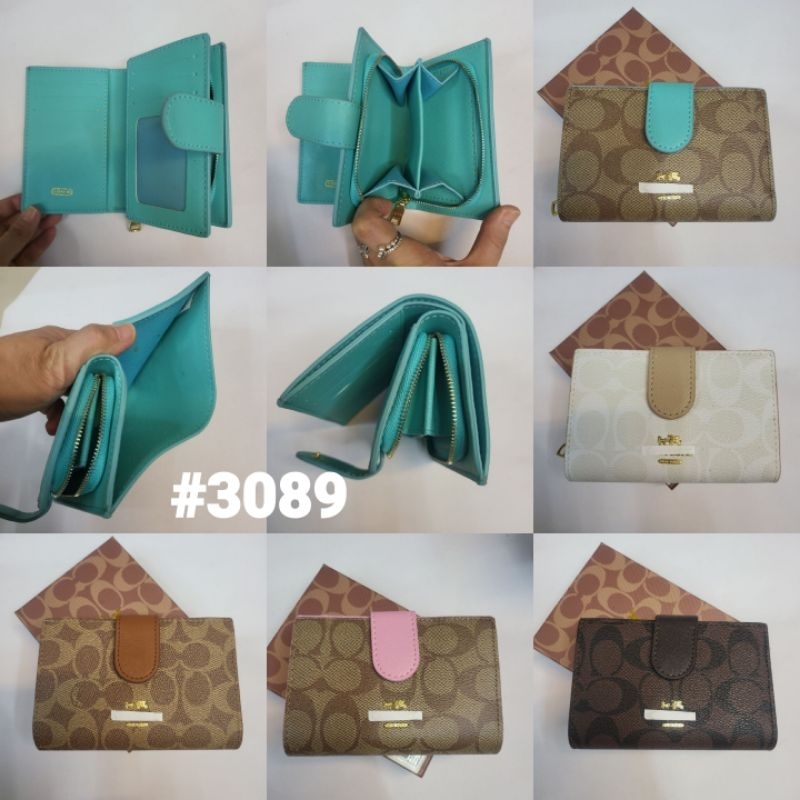 #3089 Medium bifold women wallet ( with box ) | Shopee Philippines