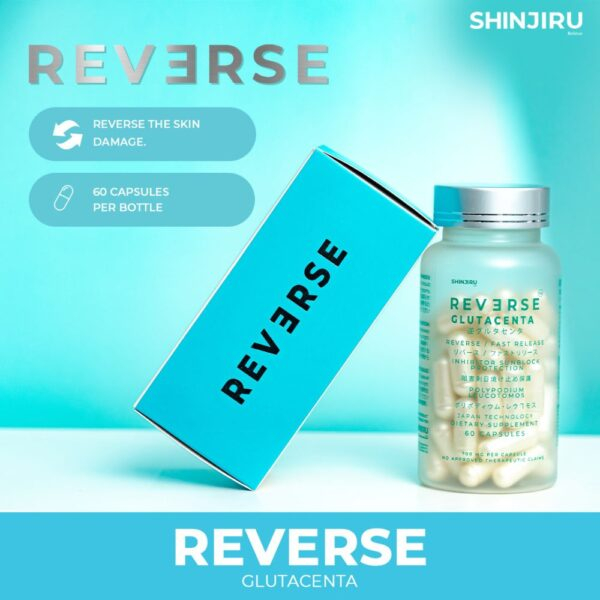 SHINJIRU Reverse Glutacenta Japan Technology Dietary Supplement (60 ...