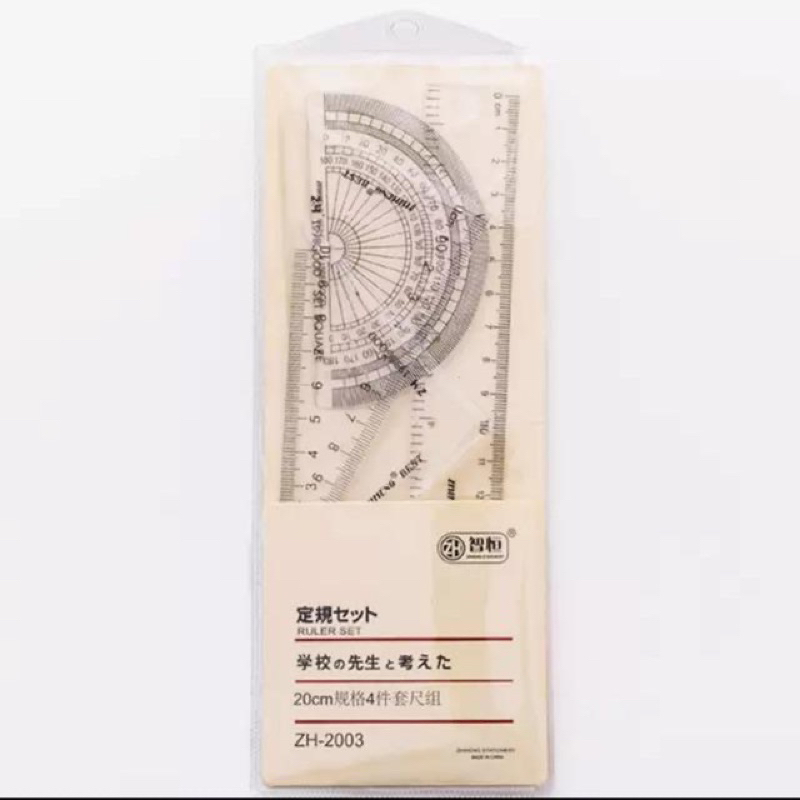 Transparent Minimalist Style Ruler Set | Shopee Philippines