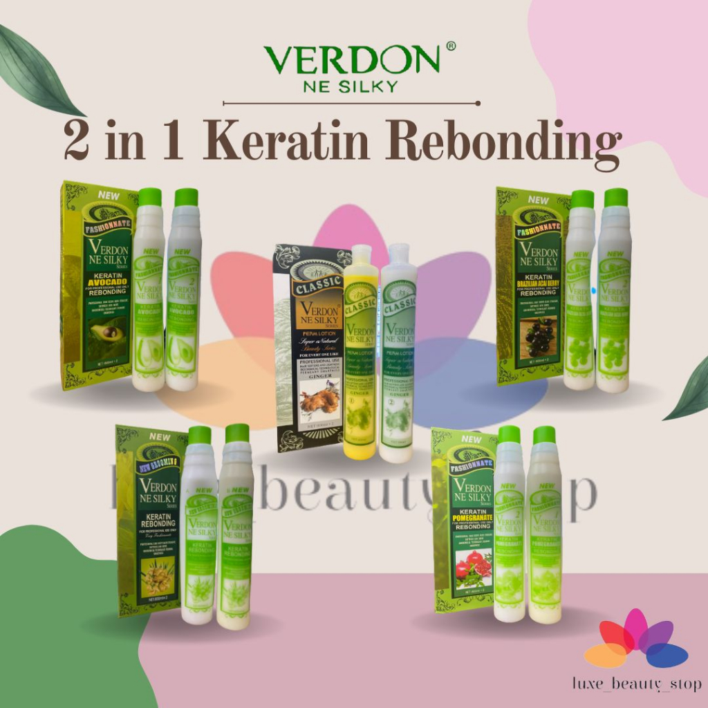 Verdon NE Silky 2 in 1 keratin rebonding | Shopee Philippines