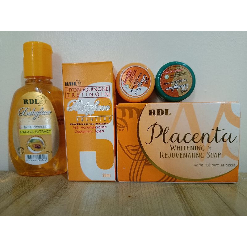 RDL Placenta Skin Care Set | Shopee Philippines