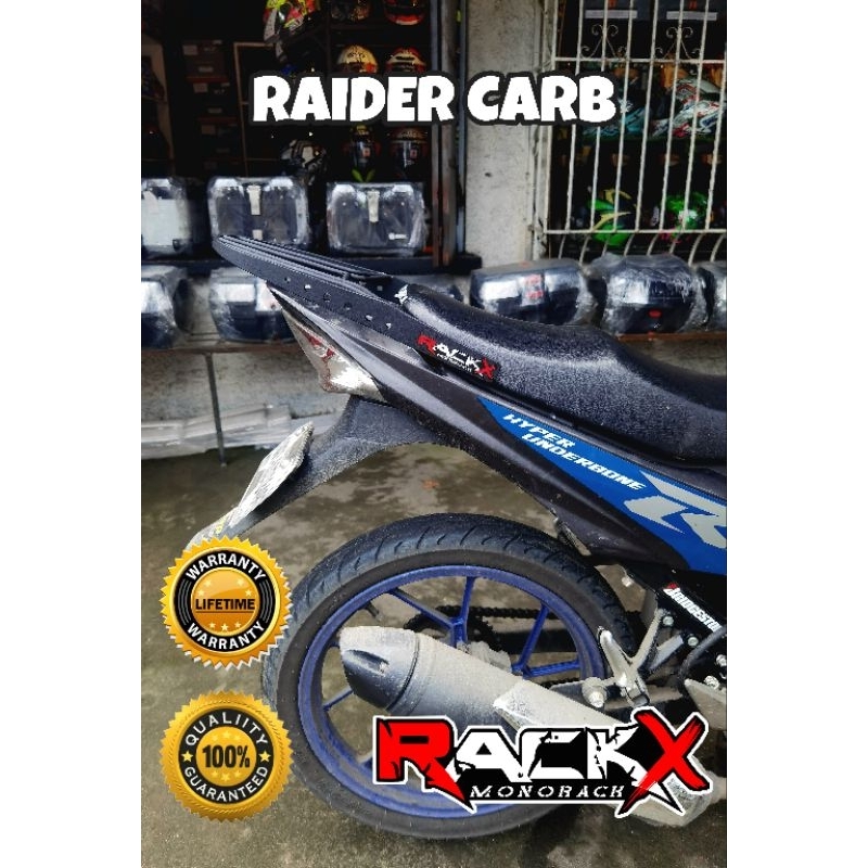 RACK X MOTORACK TOP BOX BRACKET FOR RAIDER 150 CARB TYPE | Shopee ...