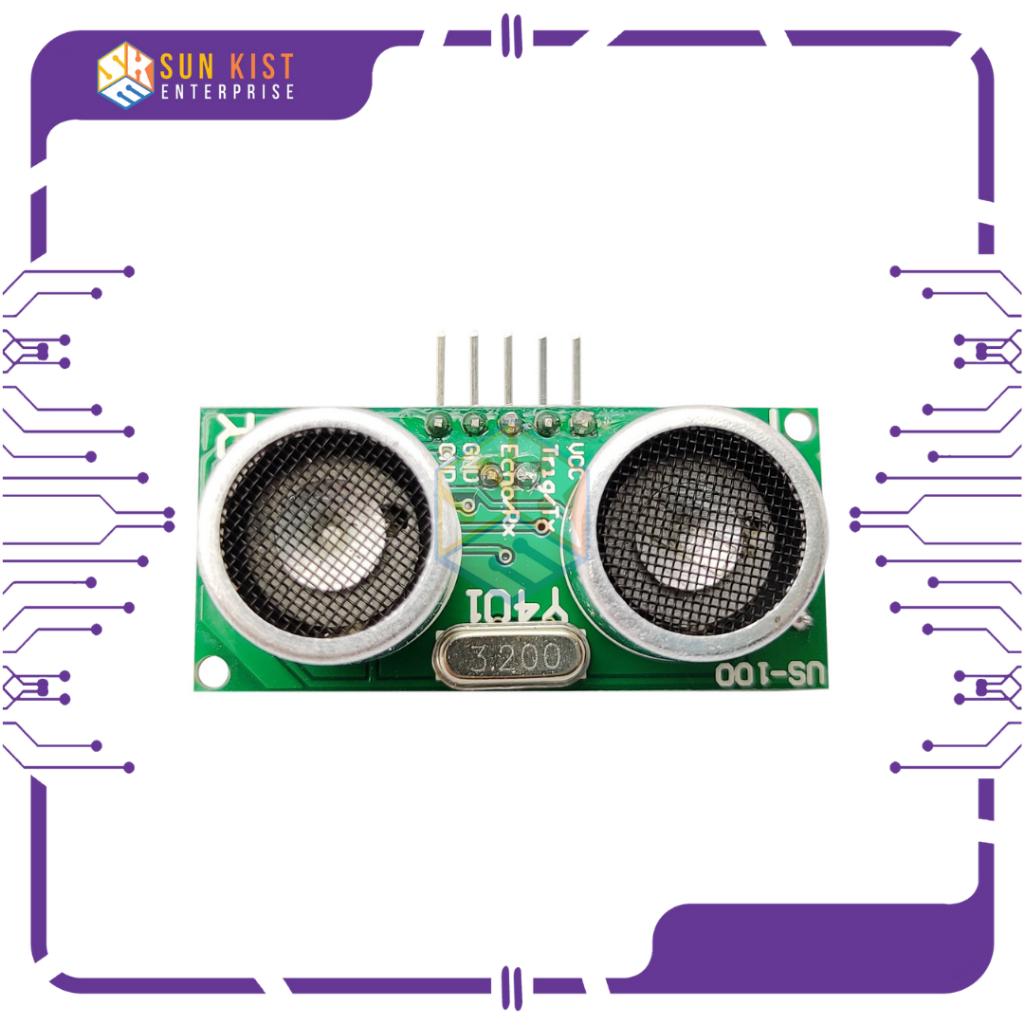 US-100 Ultrasonic Sensor Module DIY DC 2.4V to 5V With Temperature ...