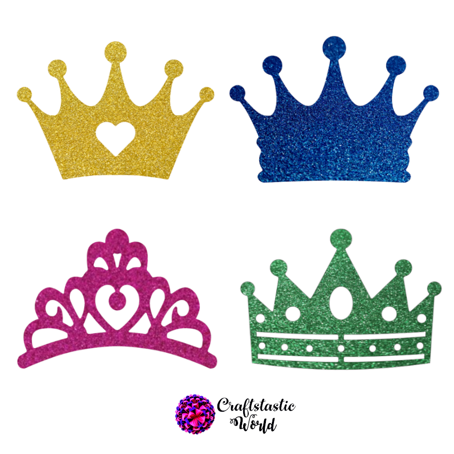 Crown Cutouts | Crown Decoration | Princess Crown Cutout | Prince Crown ...