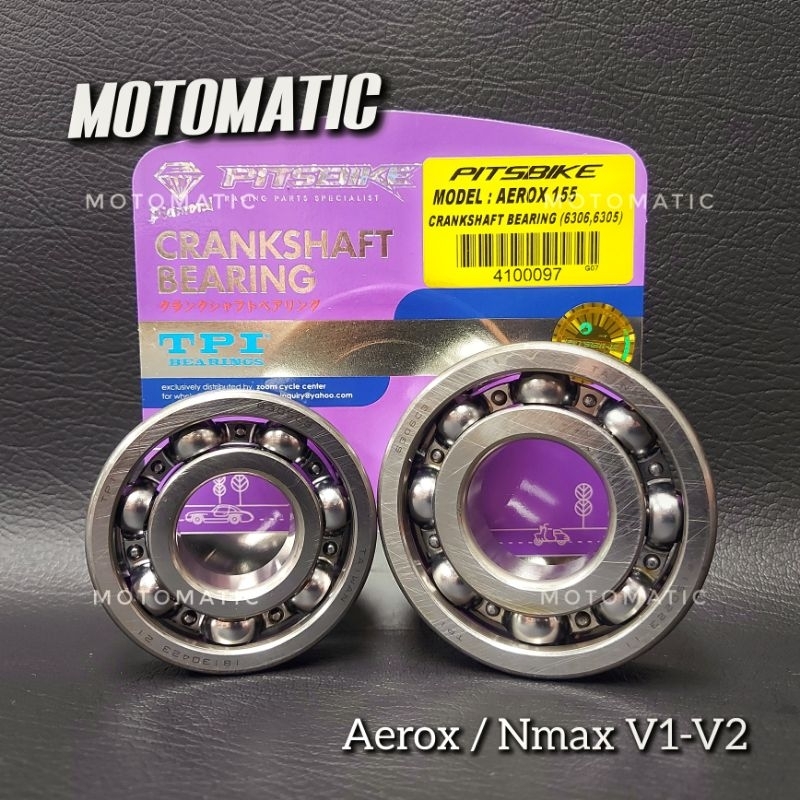 AEROX / NMAX V1-V2 | Crankshaft / Side Bearing Set (2PCS) | Pitsbike Diamond TPI | Segunyal ...