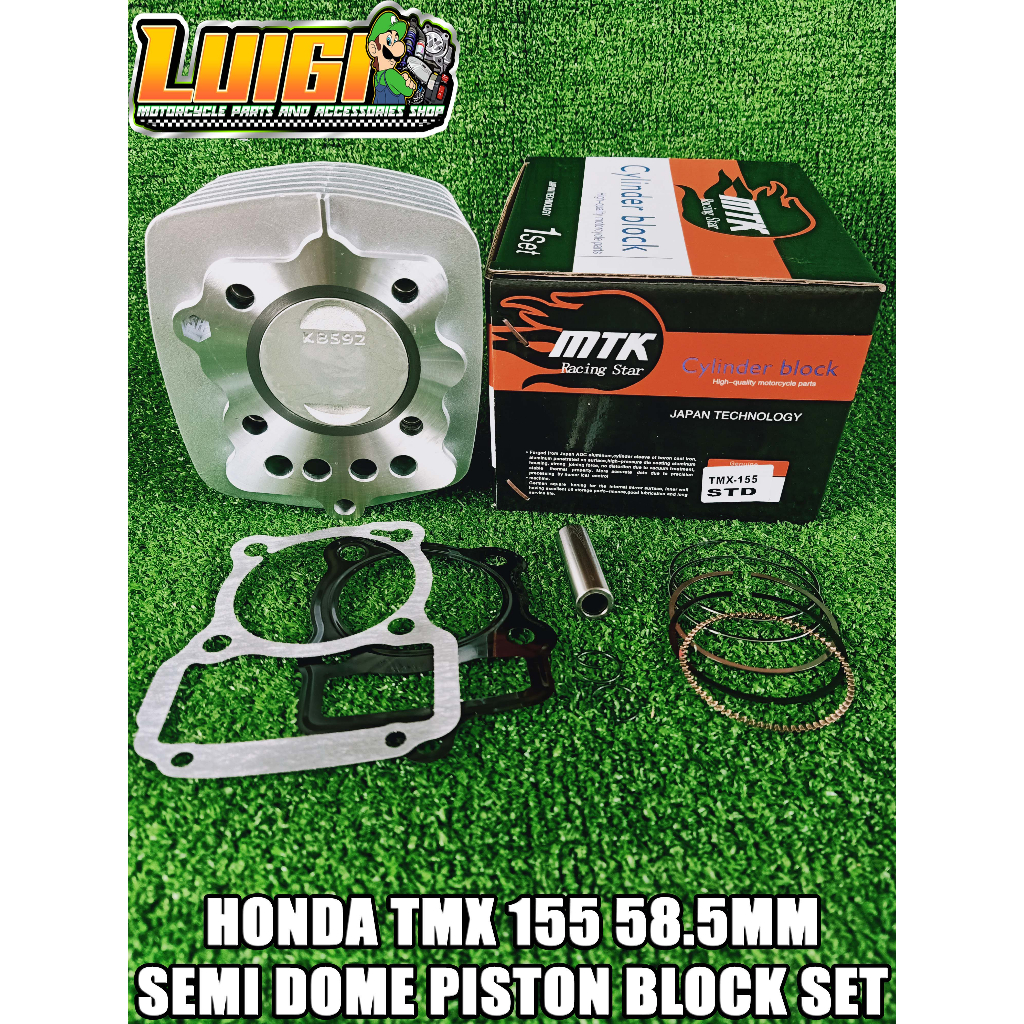 MTK HONDA TMX 155 58.5MM STANDARD CYLINDER BLOCK SET | Shopee Philippines