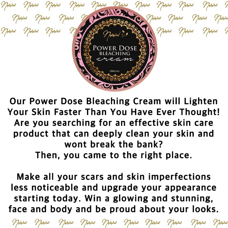 POWER DOSE BLEACHING CREAM 200ml | Shopee Philippines