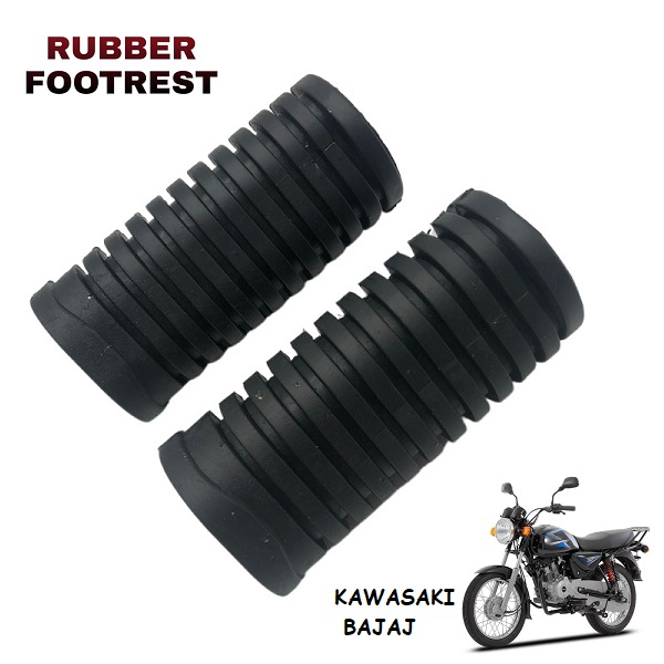 kawasaki bajaj ct 125 MOTORCYCLE RUBBER FOOTREST FRONT STOCK TYPE ...
