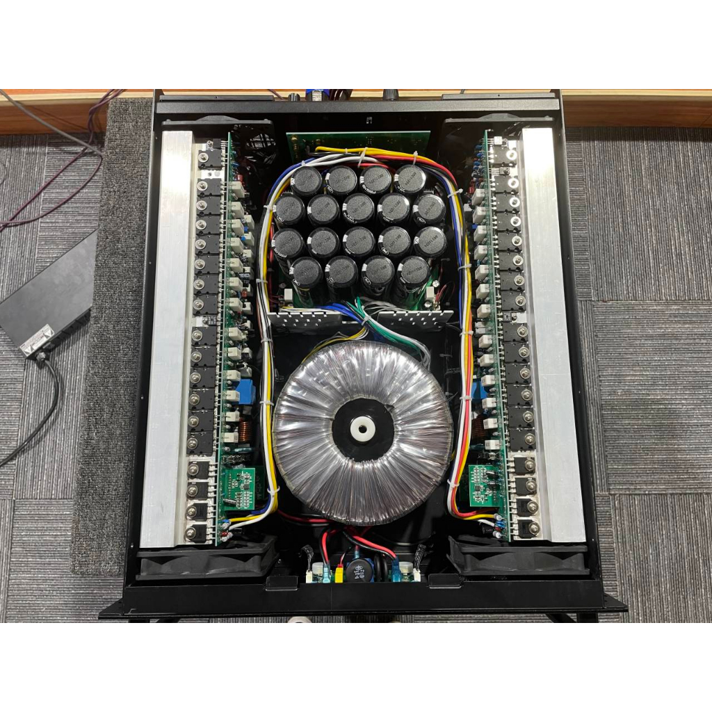 Padon professional amplifier, 8 ohms, two channels, 3U high-power, audio amplifier, dual 18 inch ...