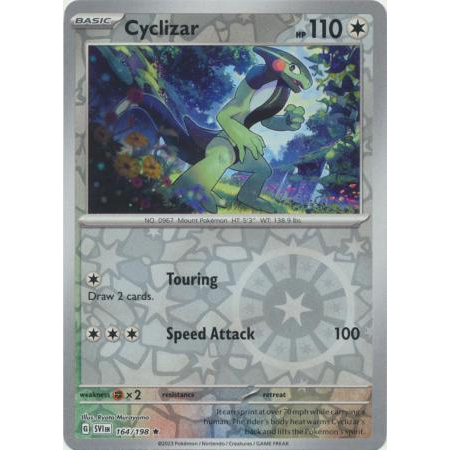 Cyclizar - 164/198 - Rare Reverse Holo | POKEMON TCG: Scarlet and ...