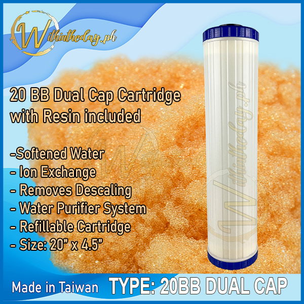 20x4.5 Inch Filter Cartridge with Resin included Water Softener ...