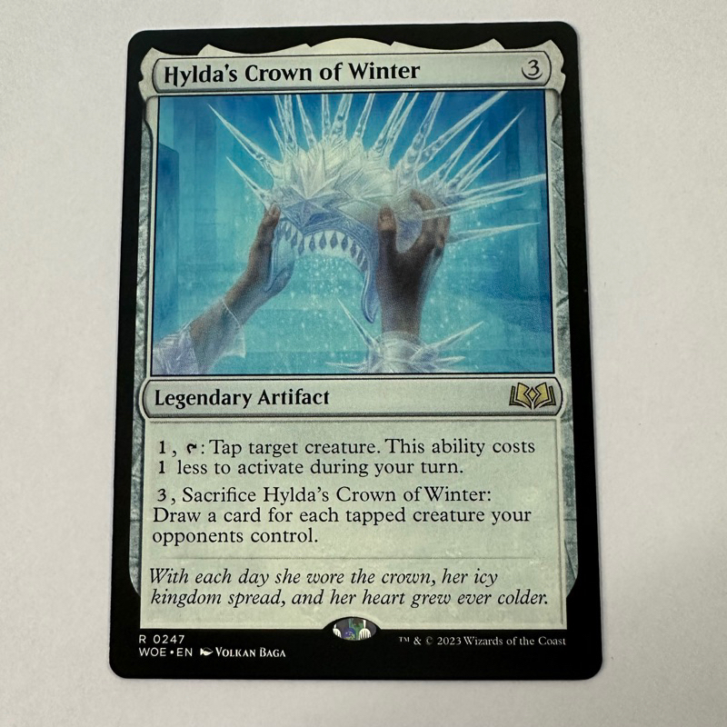 HYLDA’S CROWN OF WINTER | WOE WILDS OF ELDRAINE | ARTIFACT | COLORLESS ...