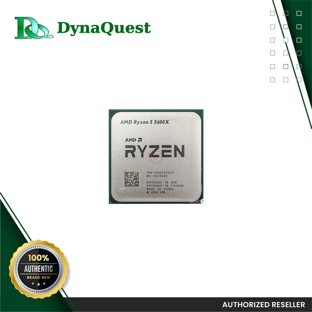 AMD Ryzen 5 5600X 3.70-4.60GHz 6 Core AM4 Processor Tray Type | Shopee ...