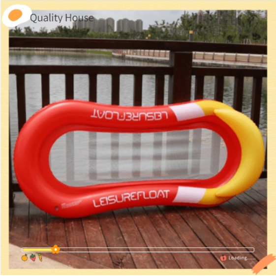 Outdoor Water Floating Bed Swimming Float Inflatable Mesh Water Hammock ...