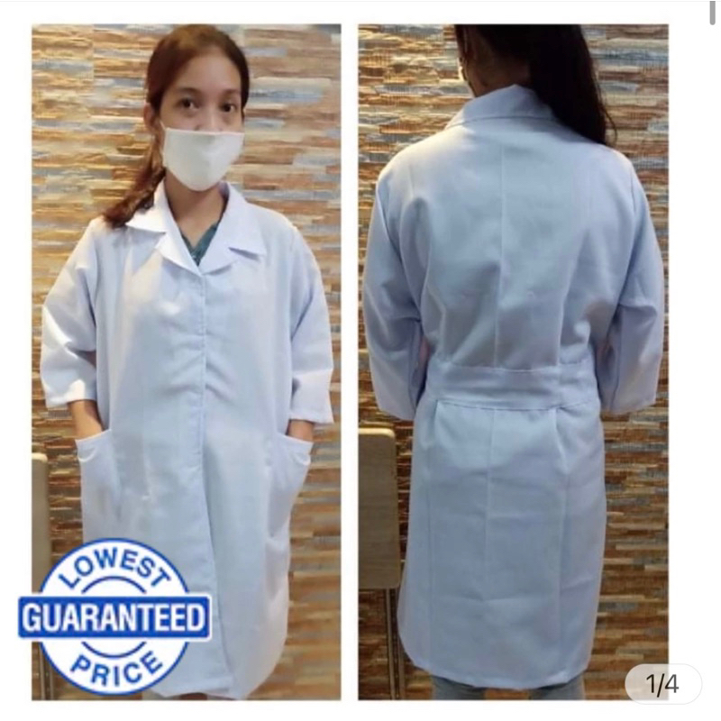 BULK -Lab Coat | Lab Gown | Doctors & Nurse Gown | Longsleeve and ...