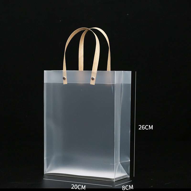 Frosted Plastic PVC Transparent Bags Souvenir Tote Bag | Shopee Philippines